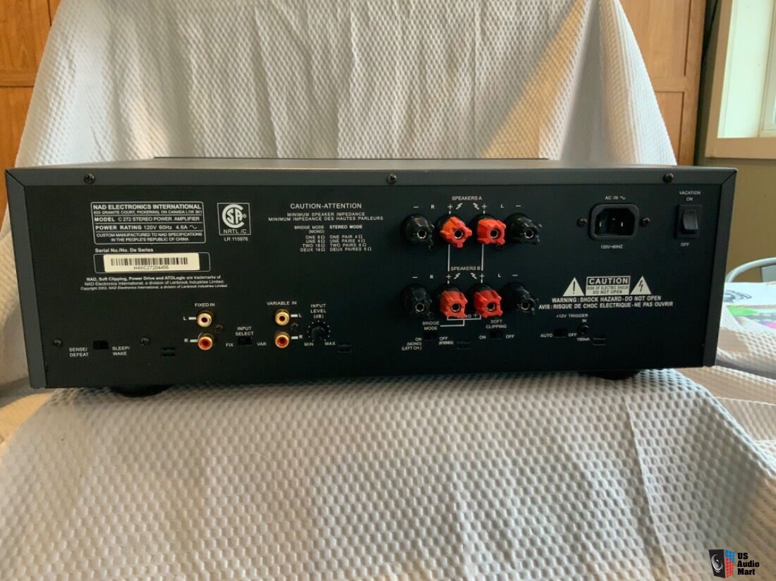 NAD C 272 power amplifier Photo #2938683 - US Audio Mart