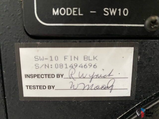 Klipsch SW 10 subwoofer Photo #2942471 - US Audio Mart