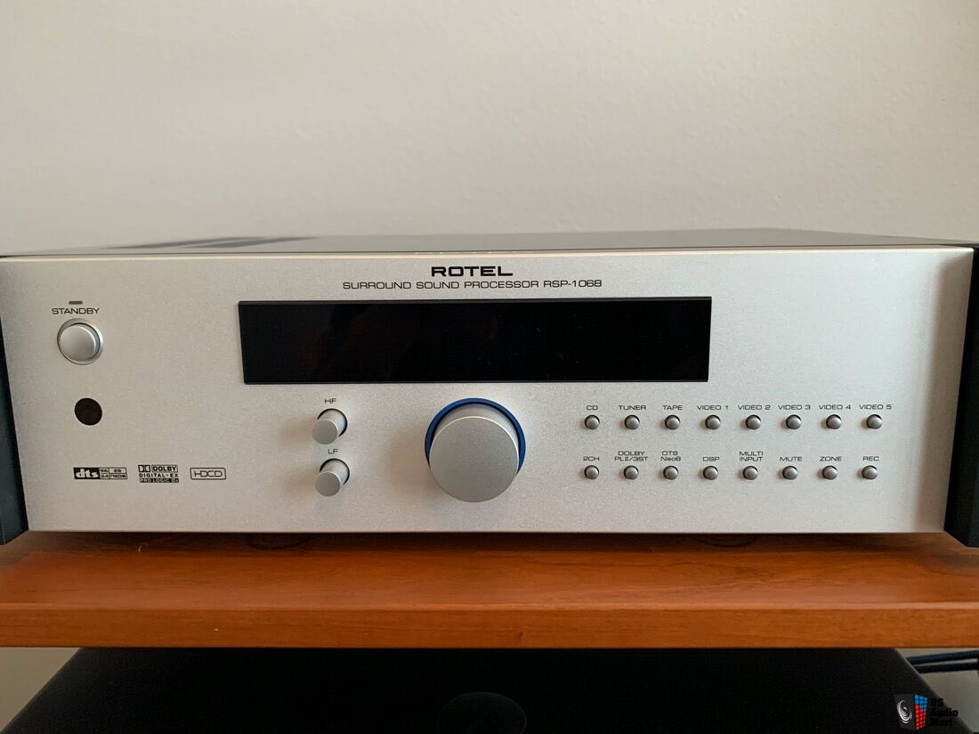 Rotel RSP-1068. 7.1 Channel Surround Sound Processor/Preamplifier, w ...