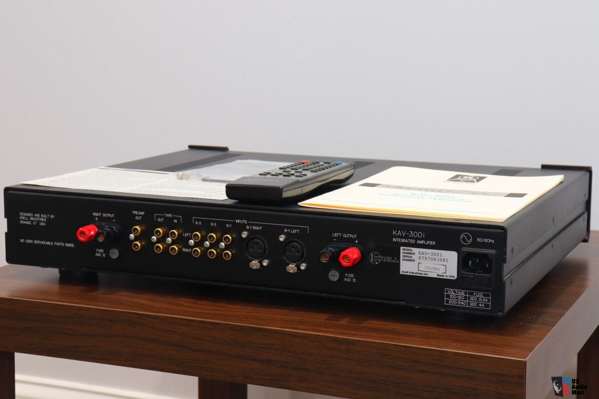 Krell KAV-300i integrated amplifier Photo #2946232 - US Audio Mart