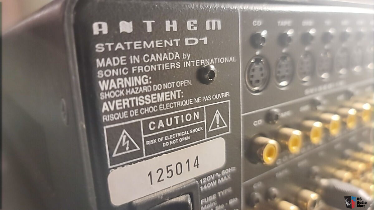 Anthem Statement D1 w/ mic Photo #2950326 - US Audio Mart