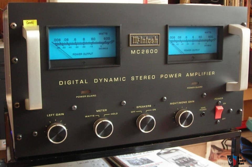 Seeking McIntosh MC2600 amp For Sale - US Audio Mart