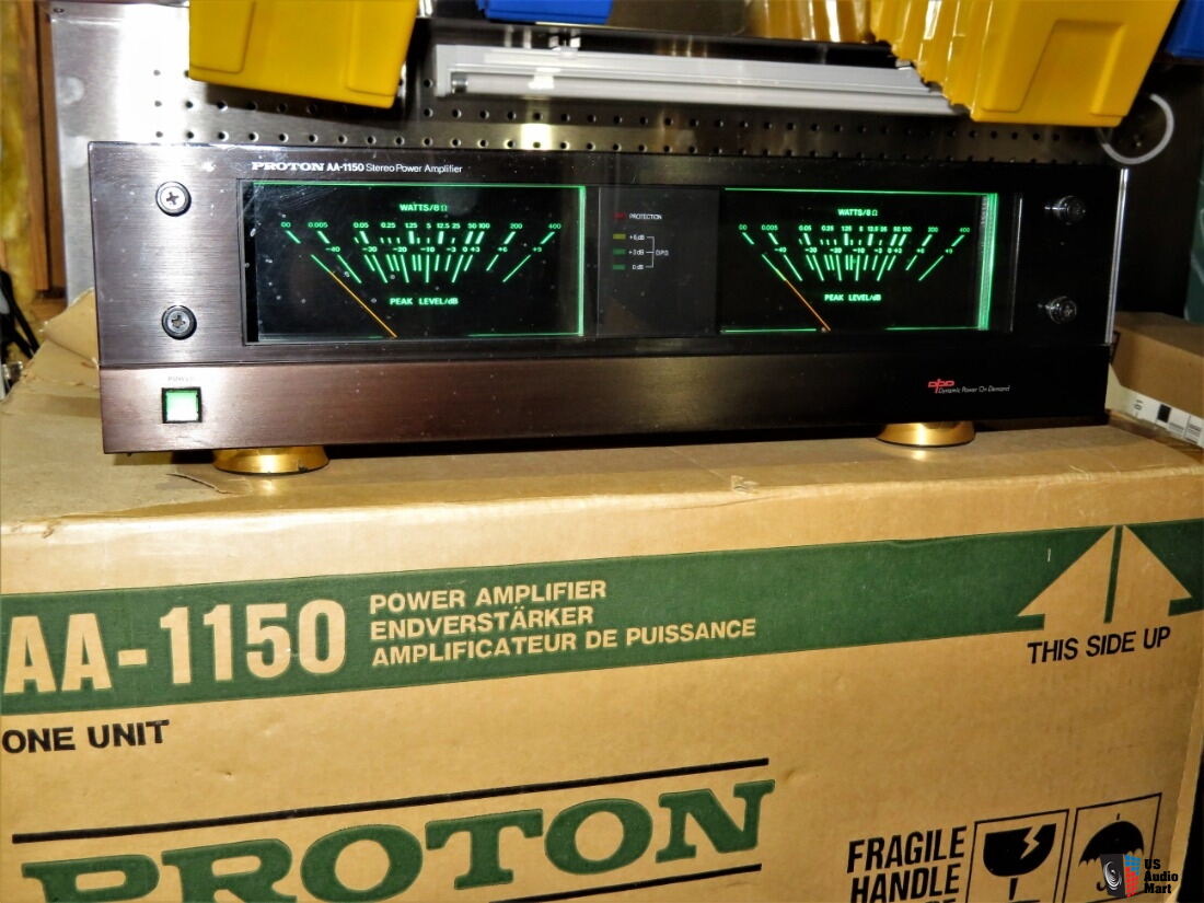 Proton AA-1150 Stereo Amp: Serviced and Like New For Sale - US Audio Mart
