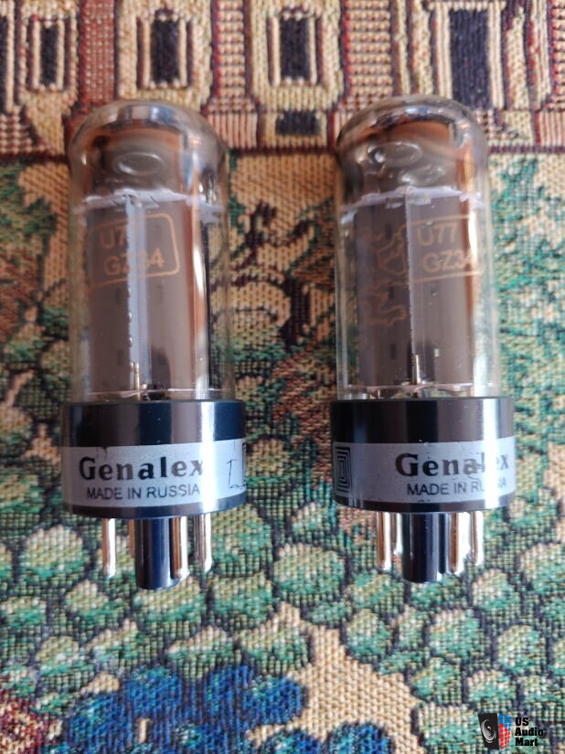 Genelex Gold Lion GZ34 / UD77 Rectifier tube pair FREE shipping For ...
