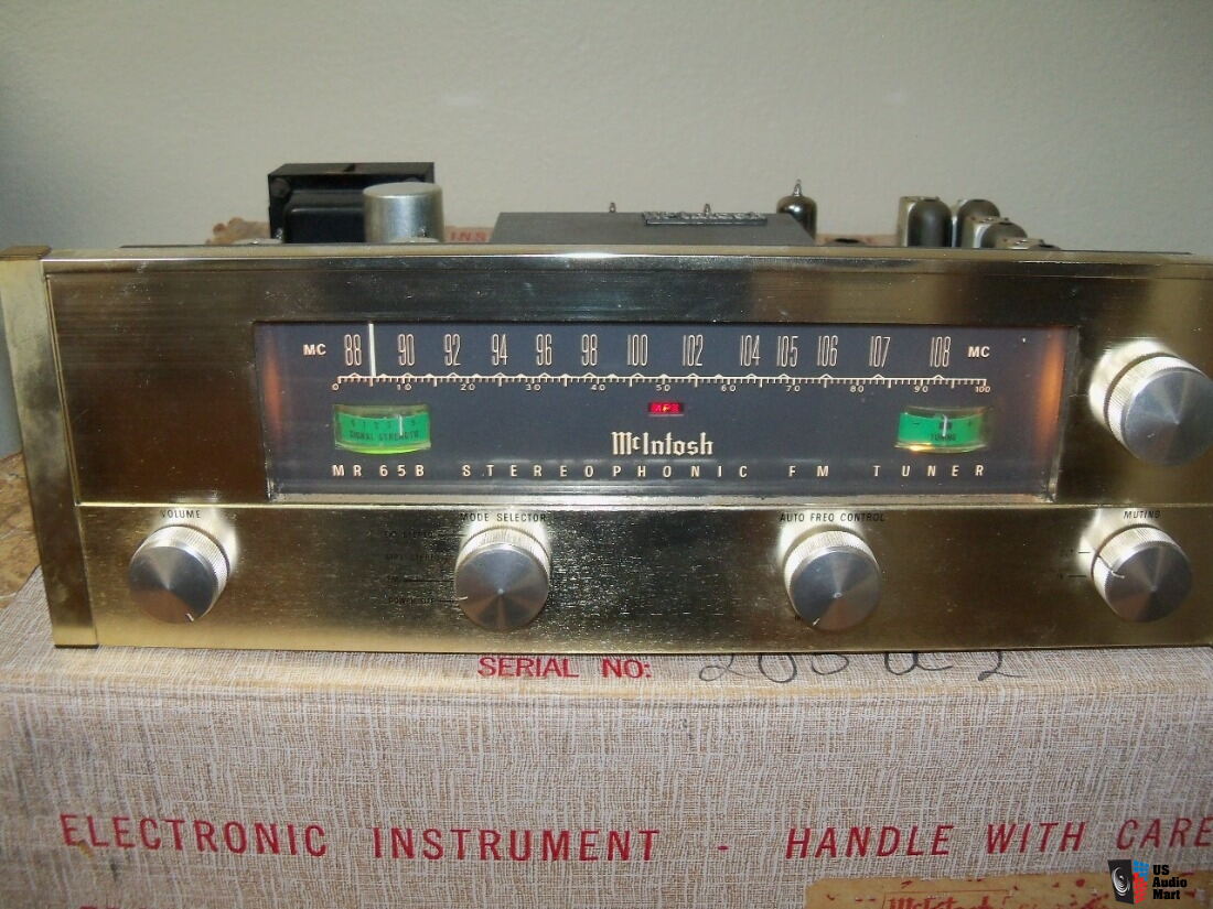 McINTOSH Mr65b Stereophonic Tube Tuner Serviced Stunning! Photo ...