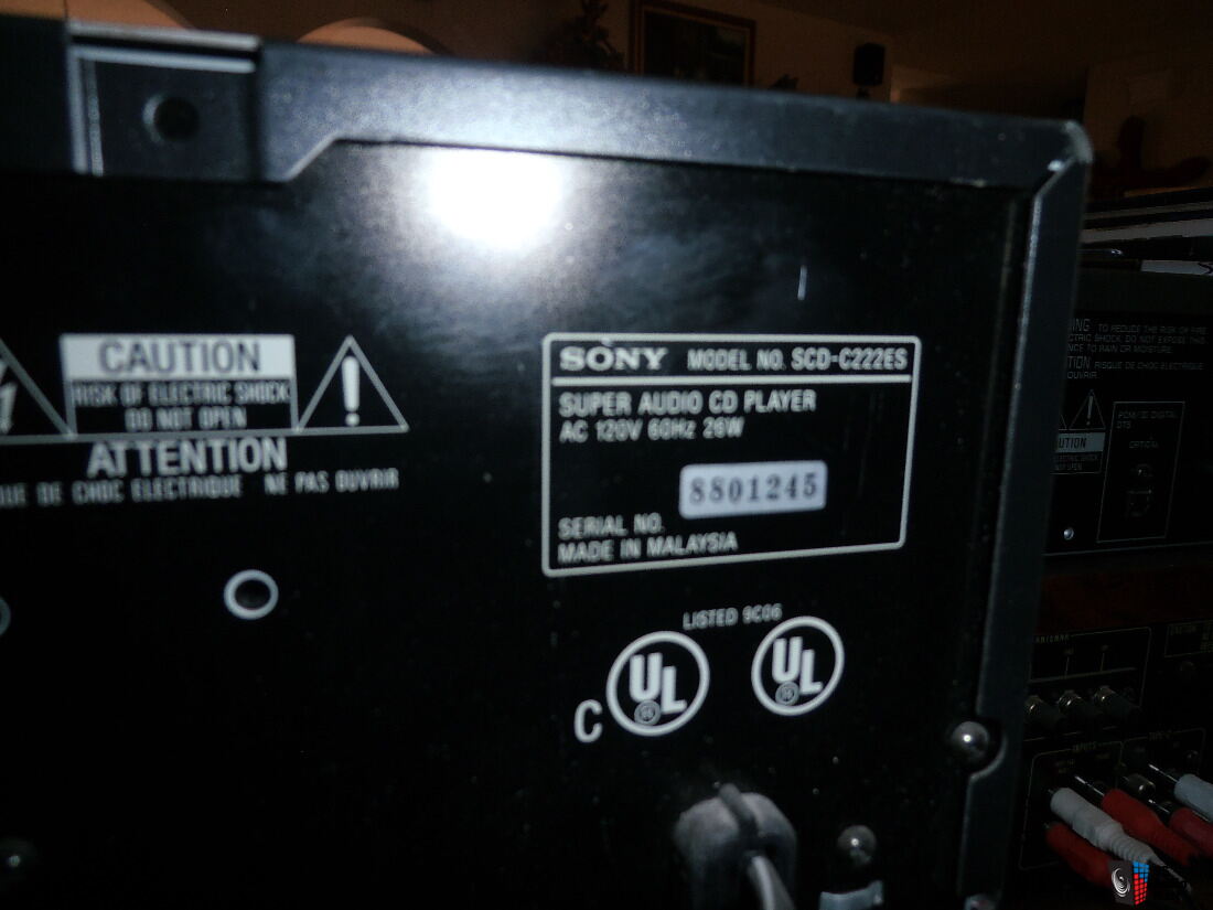 Sony Super Audio CD Player Model SCD S-222ES 5 CD Carousel with ...