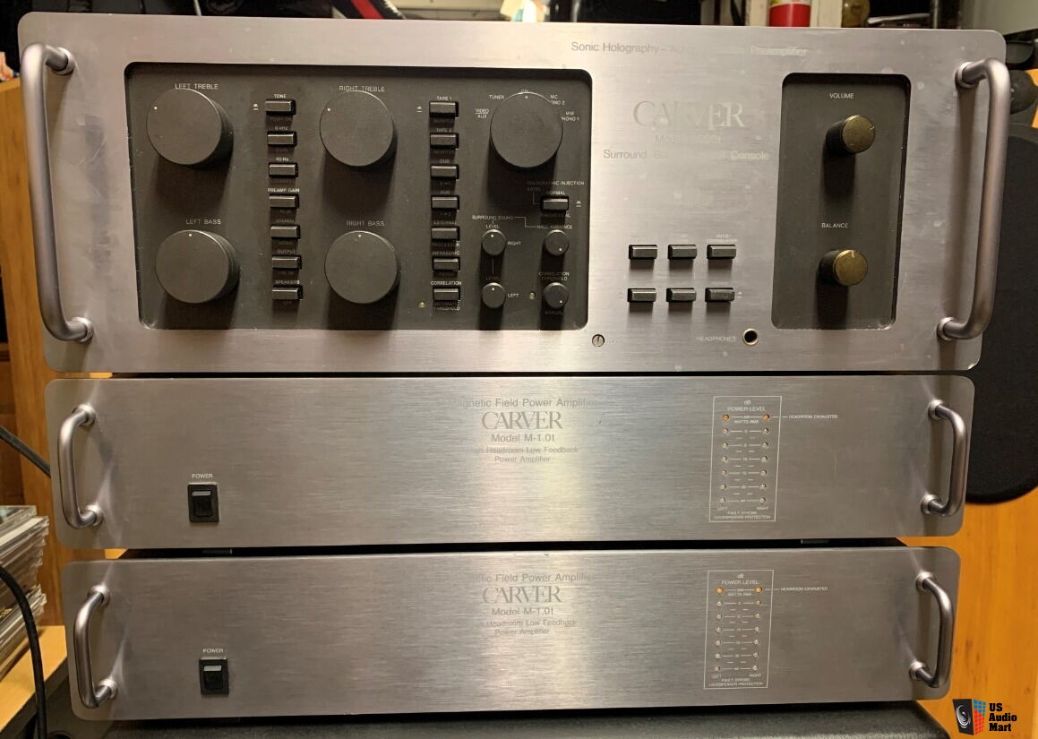 Carver 4000T Sonic Holography Stereo preamp with stereo surround outs ...