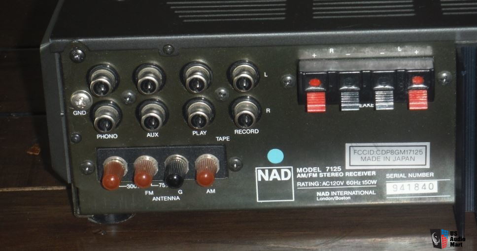 NAD - 7125 - Stereo Receiver - Phono and Headphone Photo #2975796 - US ...