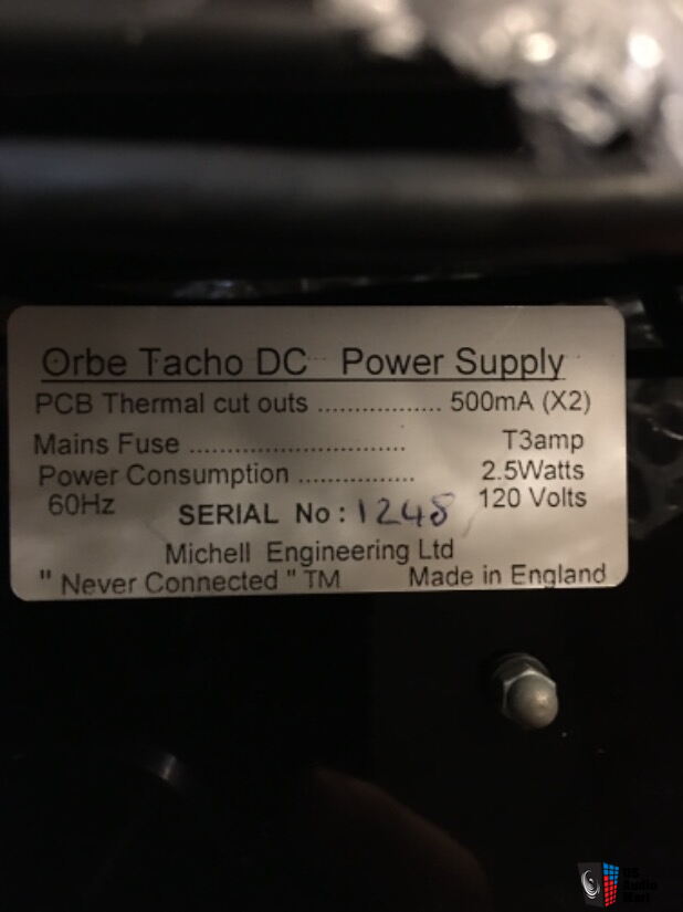 J.A. Michell Orbe SE Turntable Photo #2923828 - US Audio Mart