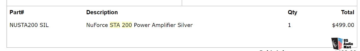 Optoma NuForce STA200 Power Amplifier For Sale - UK Audio Mart