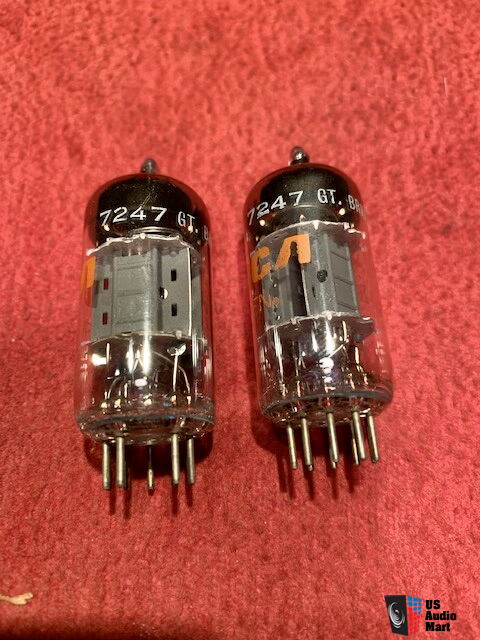 Mullard UK/Blackburn (branded RCA) 7247/12DW7 NOS/NIB Matched Pair For ...