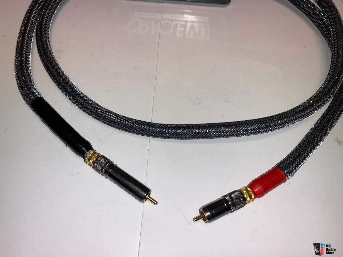 One Pair MIT Oracle V1.1 RCA Interconnect Cables 62.5" & 83" (different ...