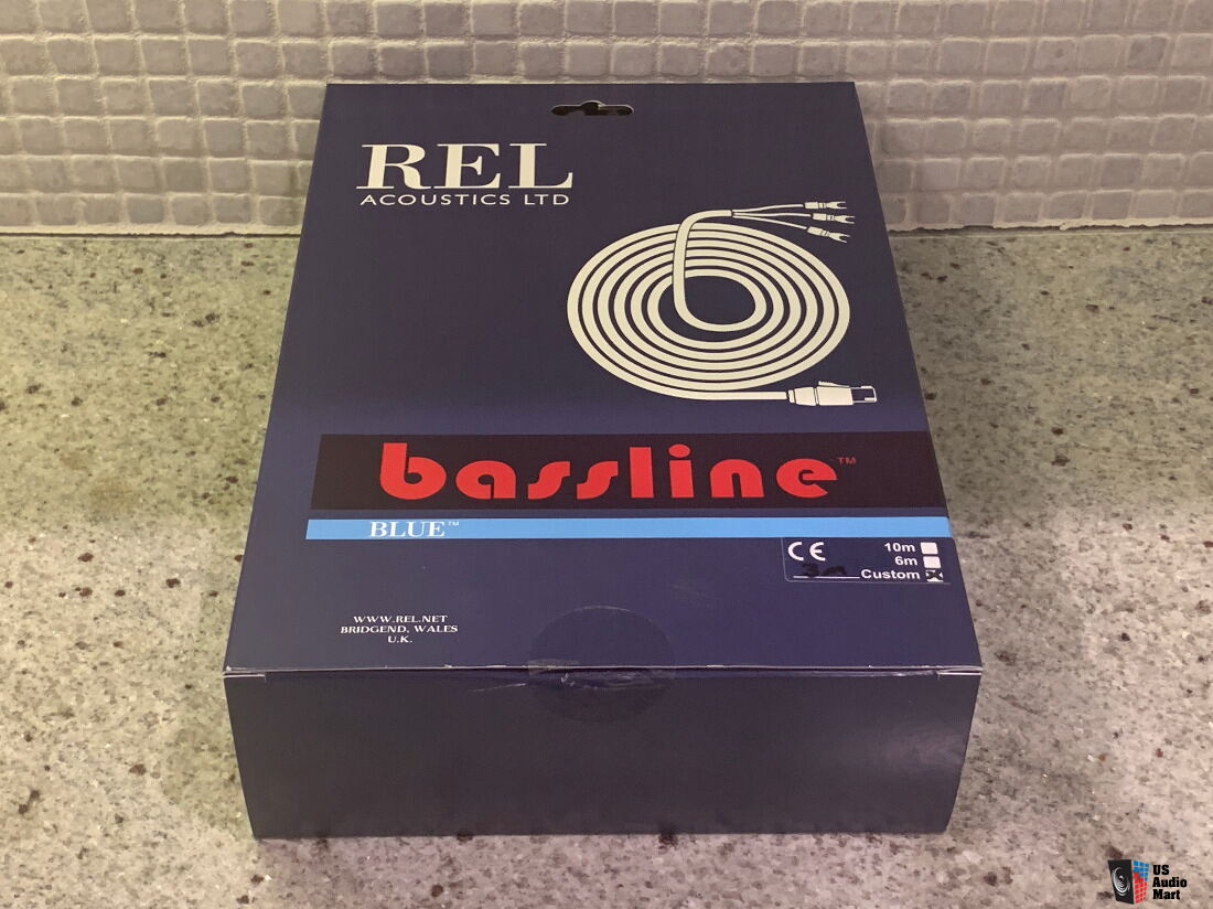 REL Acoustics Bassline Blue Subwoofer Cable Photo #3004000 - UK Audio Mart