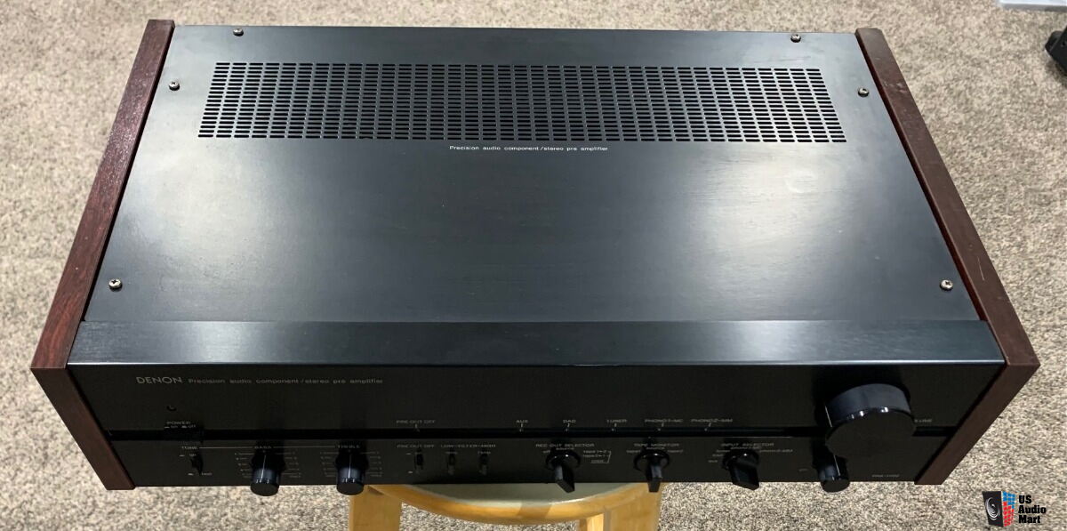 Denon PRA-1000 Preamplifier. New Capacitors and in excellent condition ...