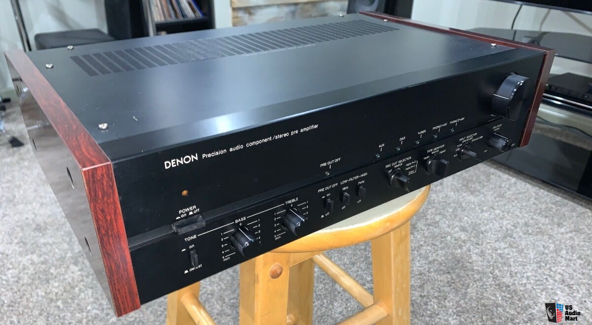 Denon PRA-1000 Preamplifier. New Capacitors and in excellent condition ...