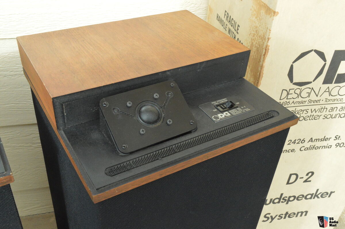 Vintage Design Acoustics D-2 Loudspeaker Tower Speakers w/ Boxes! + New ...