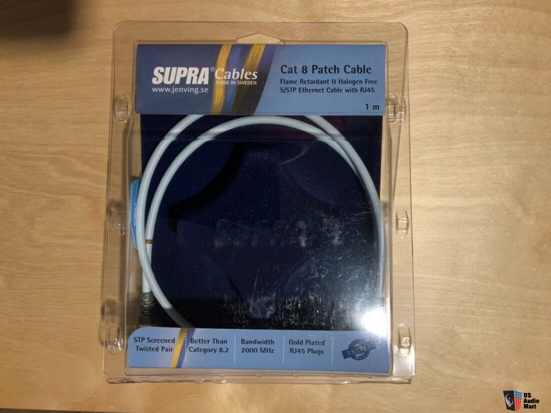 Supra CAT 8+ Ethernet Cable - 1M Photo #3009479 - UK Audio Mart