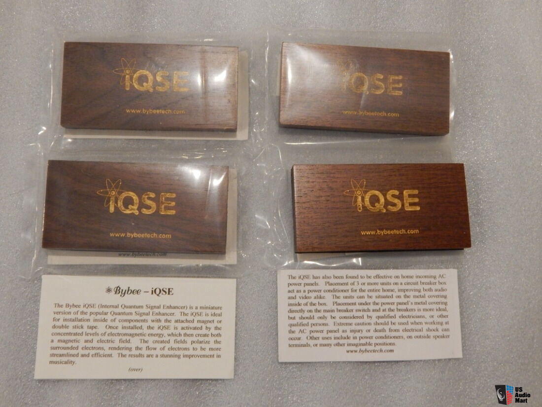 Bybee iQSE Quantum Signal Enhancers (4) For Sale - US Audio Mart
