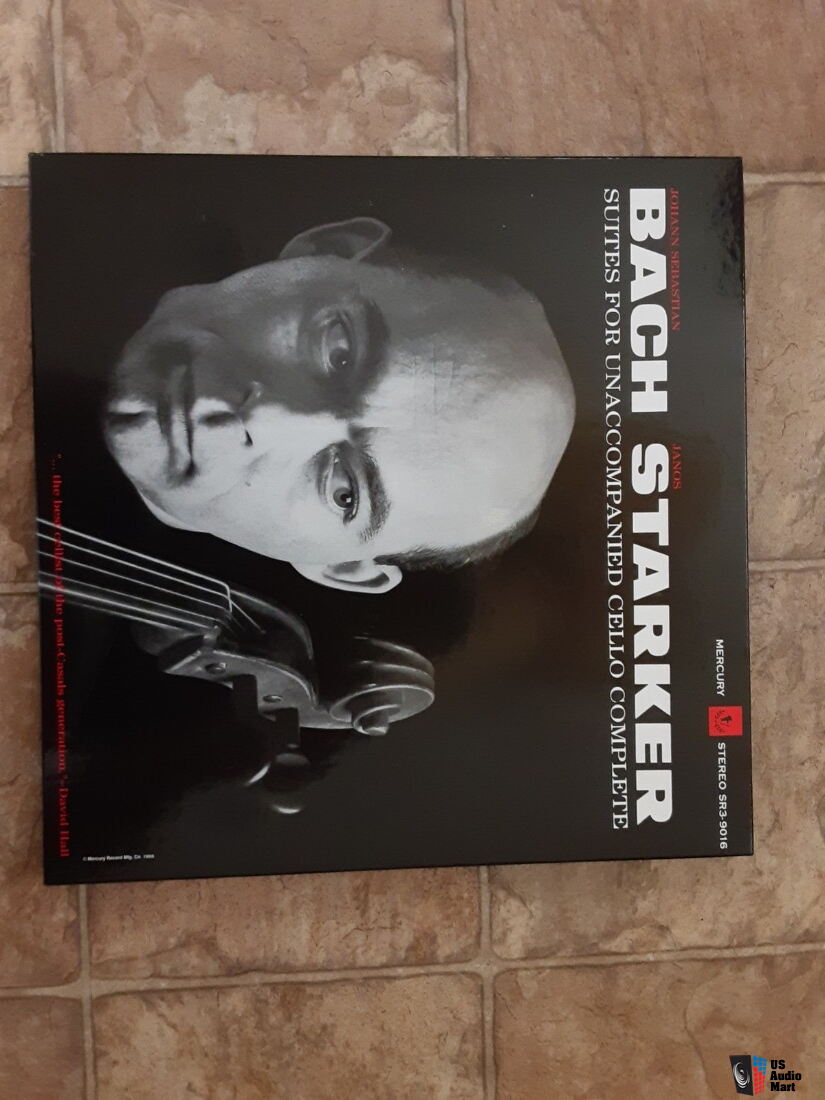 Janos Starker : Bach Suites For Unaccompanied Cello Complete (3 LP 180 ...