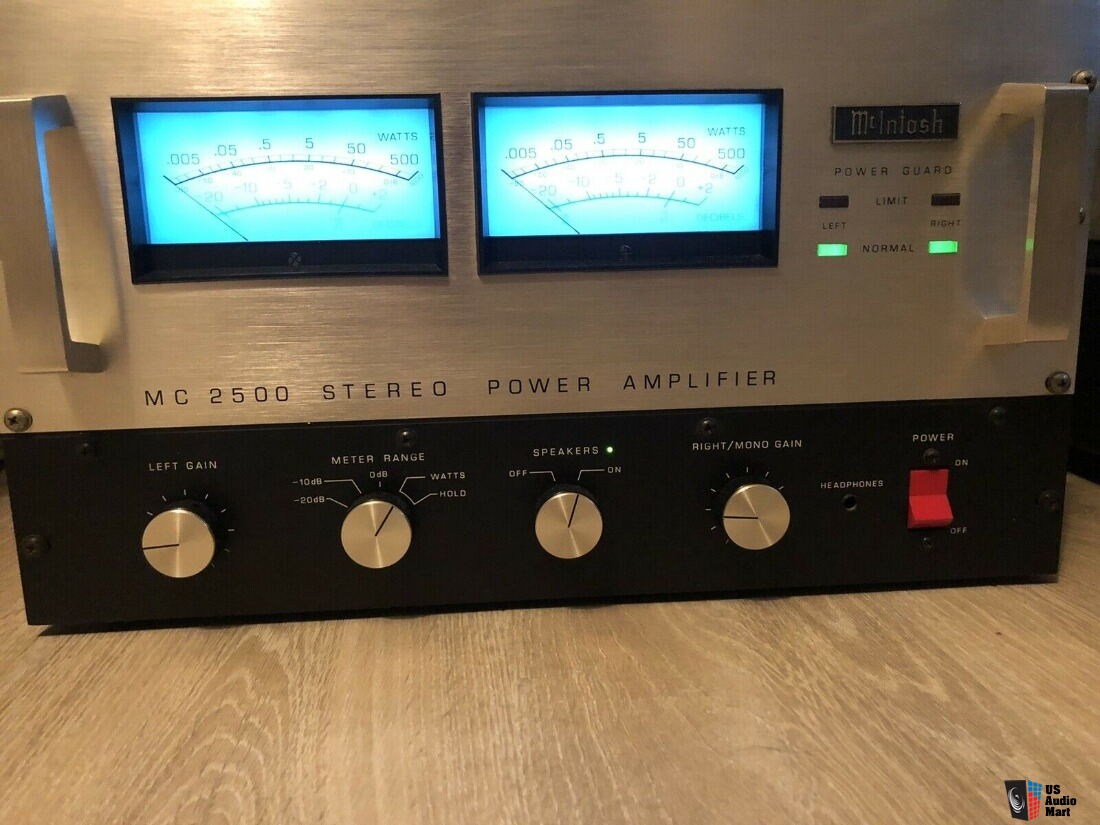 Mcintosh MC2500 Solid State Amplifier Silver Face Photo #3024592 - US ...