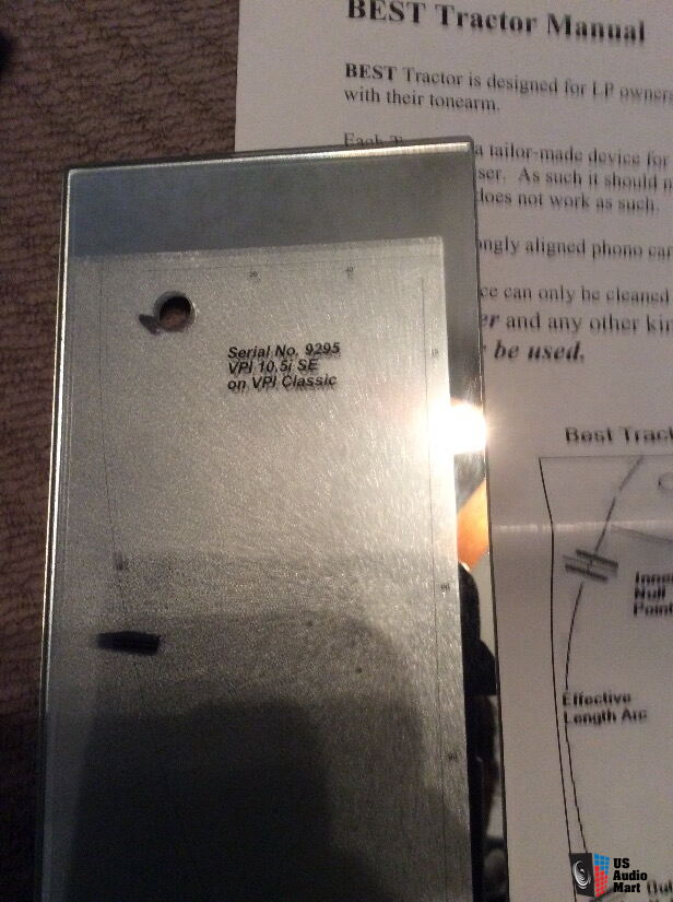 Mint LP alignment gauge. For VPI Classic For Sale - US Audio Mart