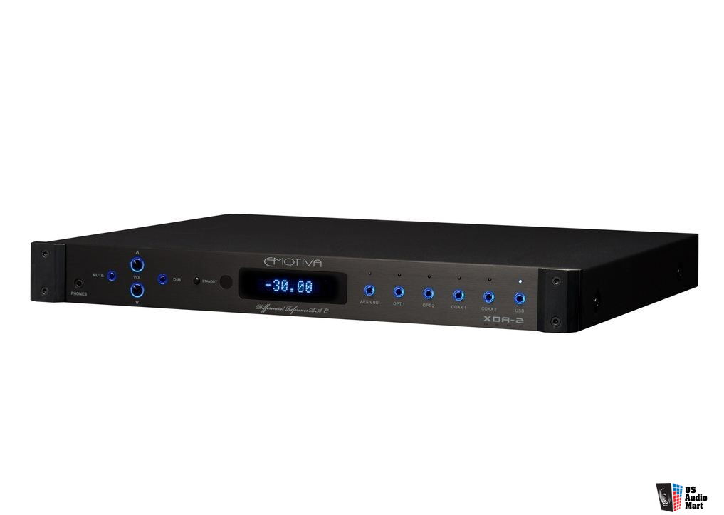 Emotiva XDA-2 Gen. 2 w/aluminum remote For Sale - US Audio Mart