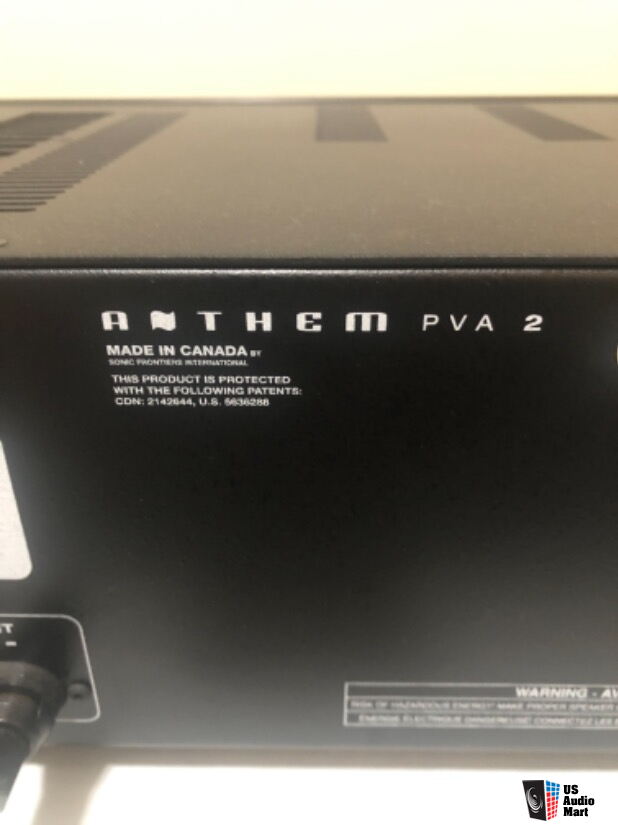 Anthem Amplifier PVA 2 Photo #3045968 - UK Audio Mart