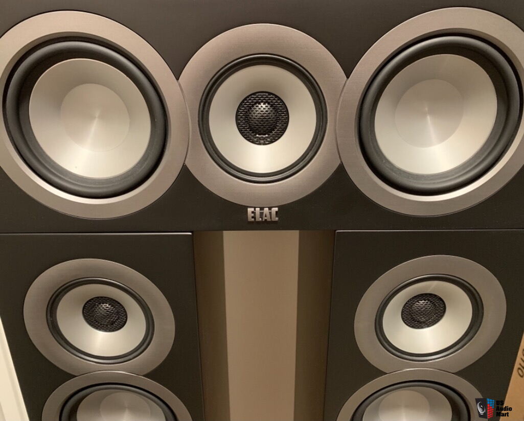 Elac Uni-Fi Slim Towers and Center (FSU5 and CCU5) Photo #3046386 - UK ...