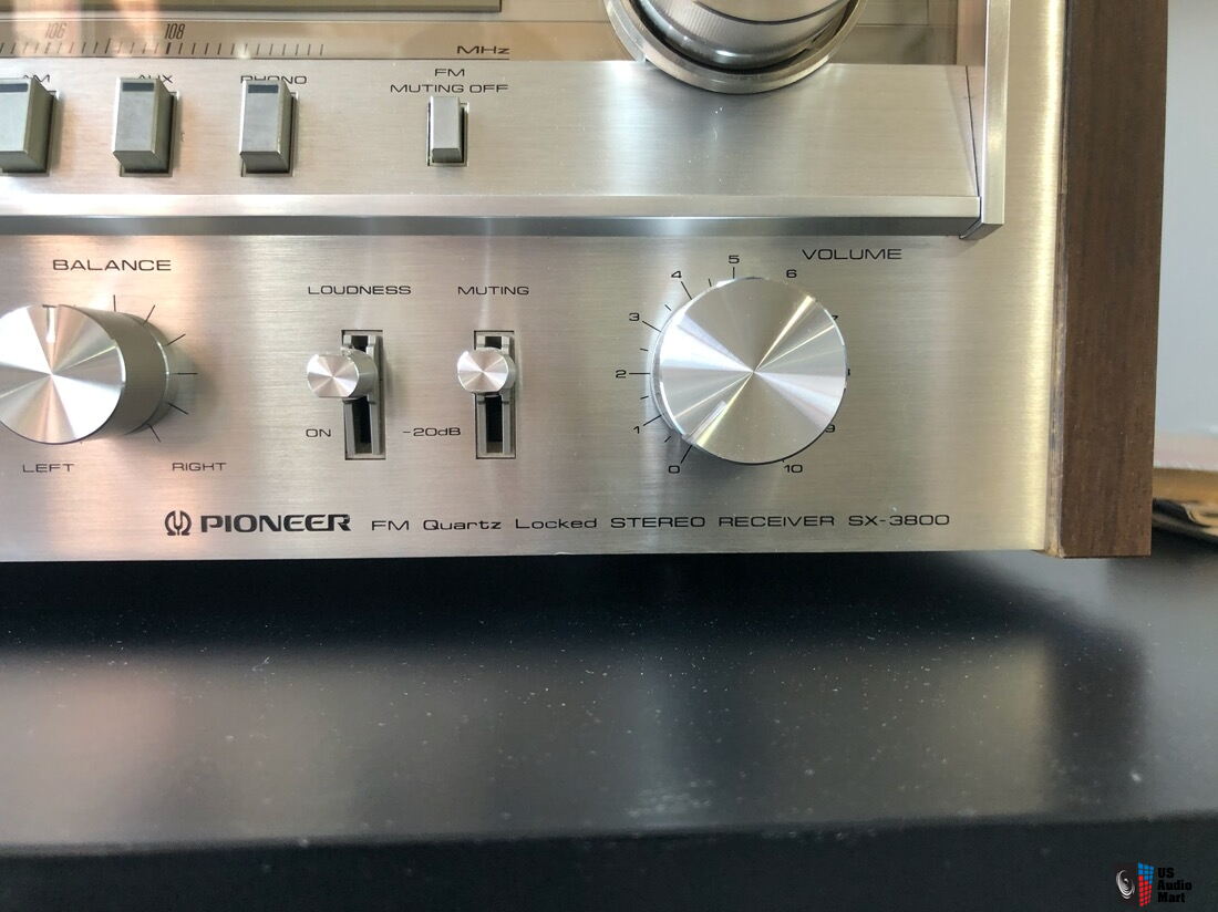 Pioneer SX-3800 Vintage Silver Face Receiver, Serviced Photo #3051438 ...
