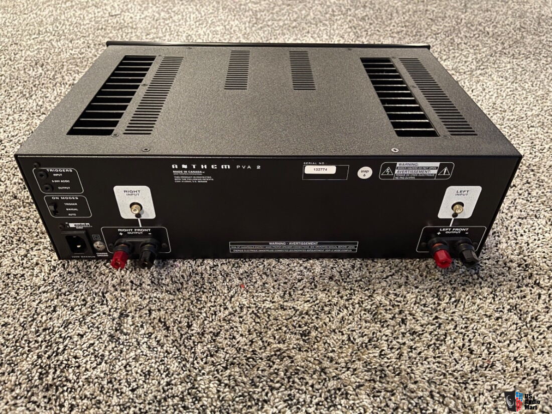 Anthem PVA 2 2-channel amplifier Photo #3056601 - US Audio Mart