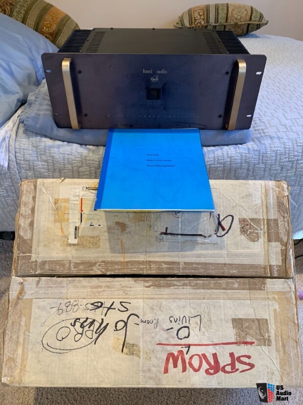 Forte Model 3 Amplifier (orig owner) 200 watts/channel Nelson Pass ...