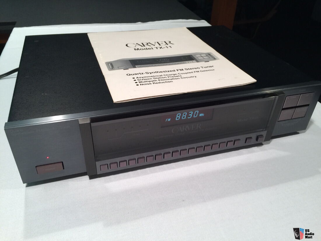 Carver TX-11 Tuner $175.00 Shipped Photo #3060422 - US Audio Mart