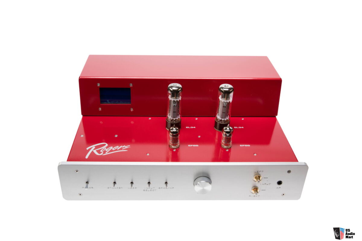 Rogers High Fidelity 65V-2 tube integrated - New 40 watts per channel ...