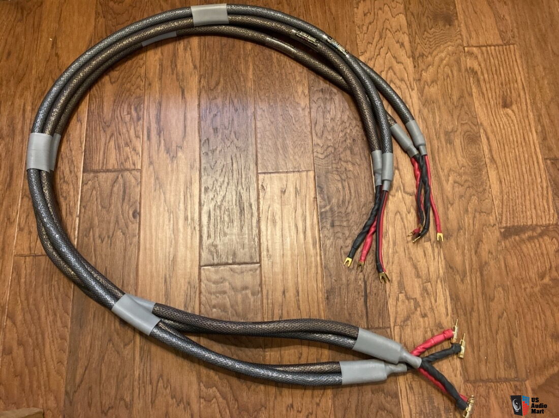 Acoustic Zen Double Barrel Shotgun Biwire Speaker Cables - 8 foot pair ...