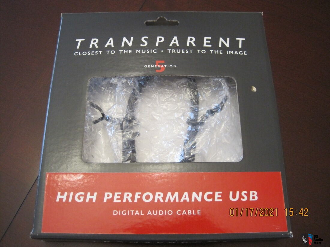 Transparent Audio Gen5 USB Cable (1.5M) Photo #3070852 - US Audio Mart