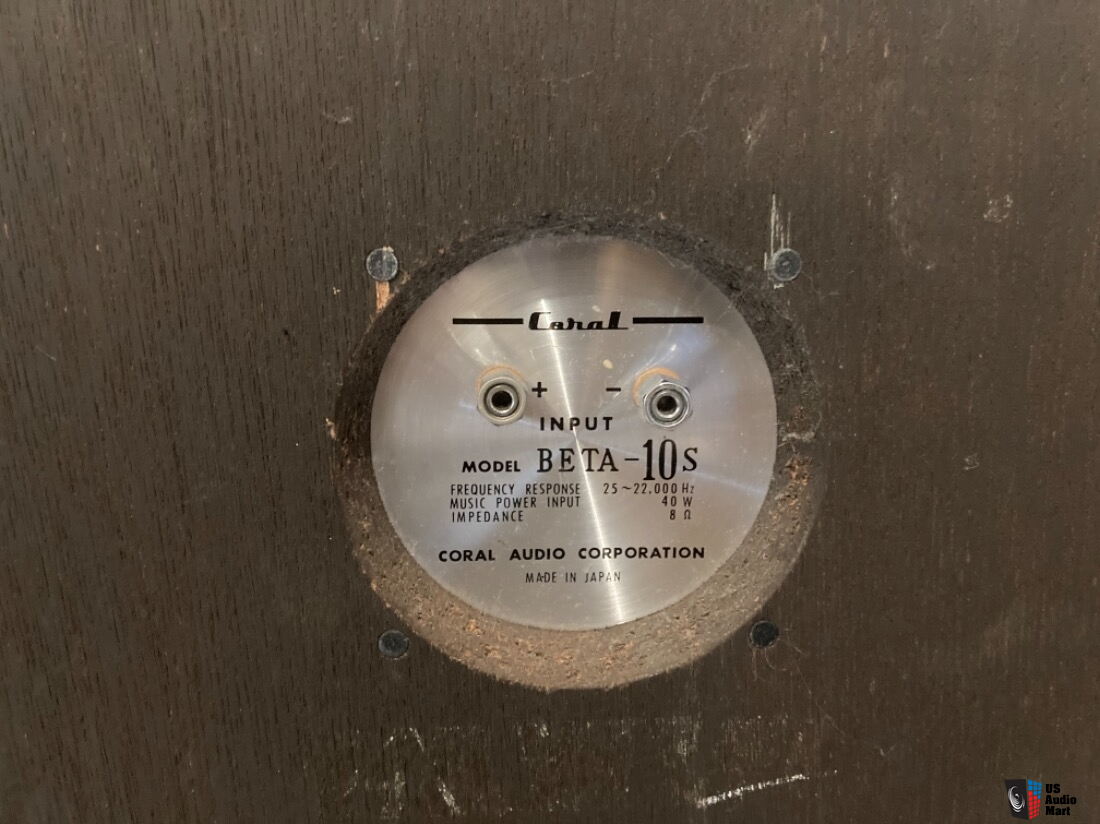 Coral Beta 10 in Original Cabinets Photo #3084791 - US Audio Mart