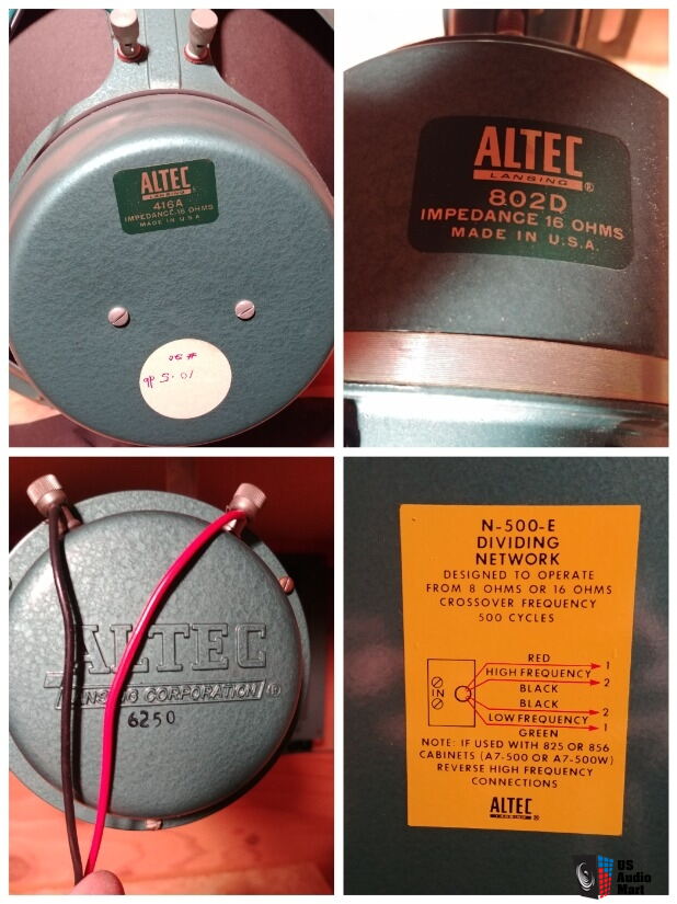 Altec Lansing A7-500W Magnificent Voice of the Theater Speakers-Iconic ...