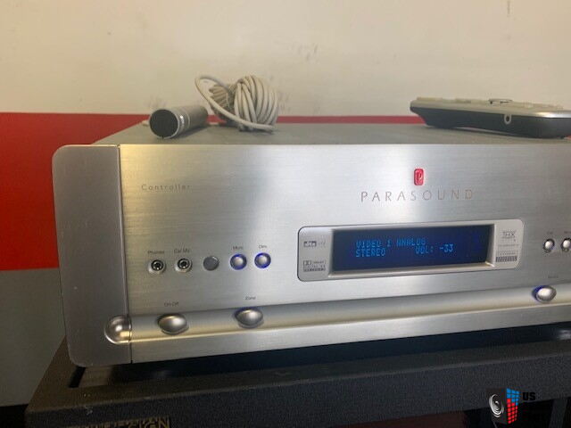 Parasound C2 Processor Preamp, with Remote Control, Room Mic, Good ...