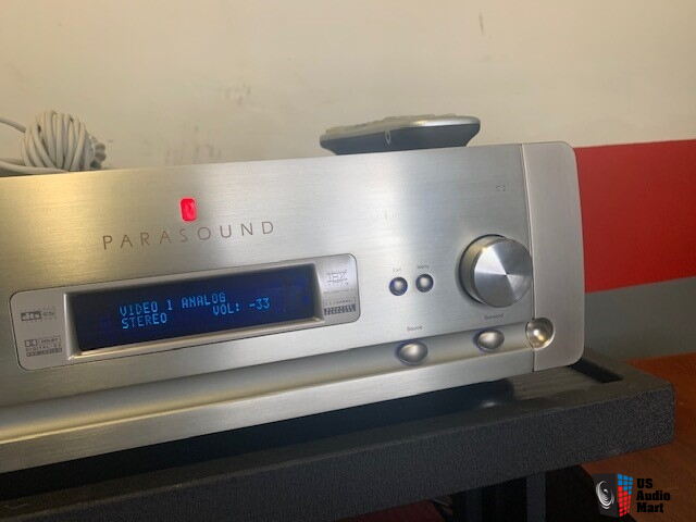 Parasound C2 Processor Preamp, with Remote Control, Room Mic, Good ...