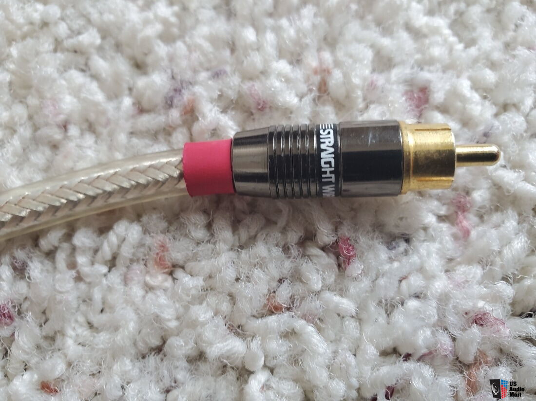 STRAIGHT WIRE Silver Link II interconnect RCA cable cables 2m PAIR ...