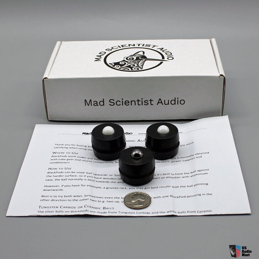 Mad Scientist BlackPod Mini Footers For Sale - US Audio Mart
