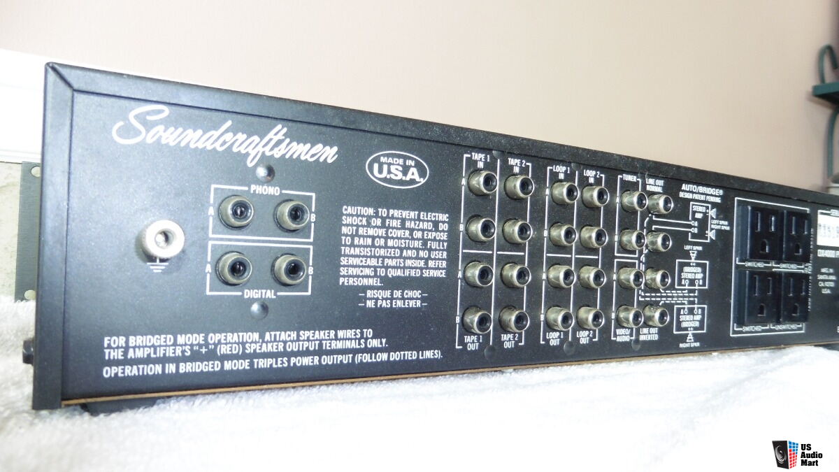 Soundcraftsmen PCR 800 Amplifier & DX 4000 Preamplifier Photo #3097930 ...
