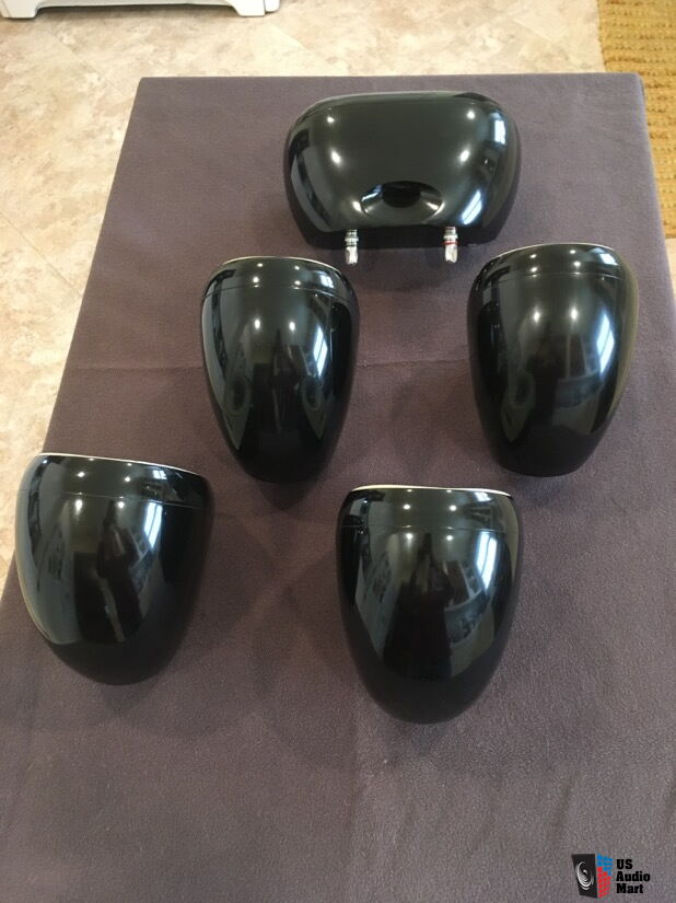 Tannoy Arena 5.1 Speaker System (gloss Black) with Subwoofer and Stands ...