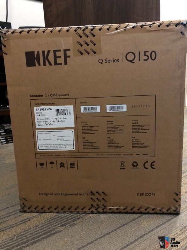 KEF Q150 - Walnut Photo #3104963 - US Audio Mart