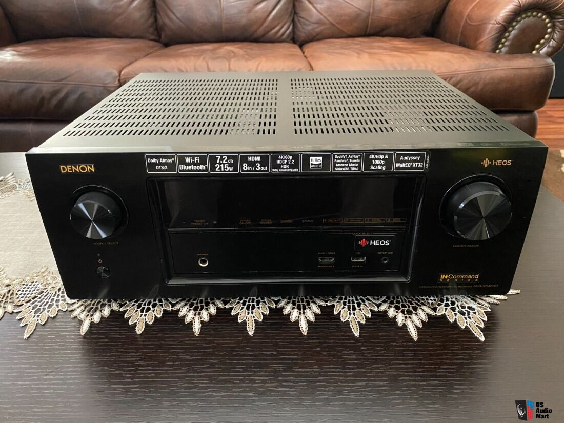 Denon AVR-X3400H In-Command Series 4K UHD 7.2 channel - AV Receiver ...