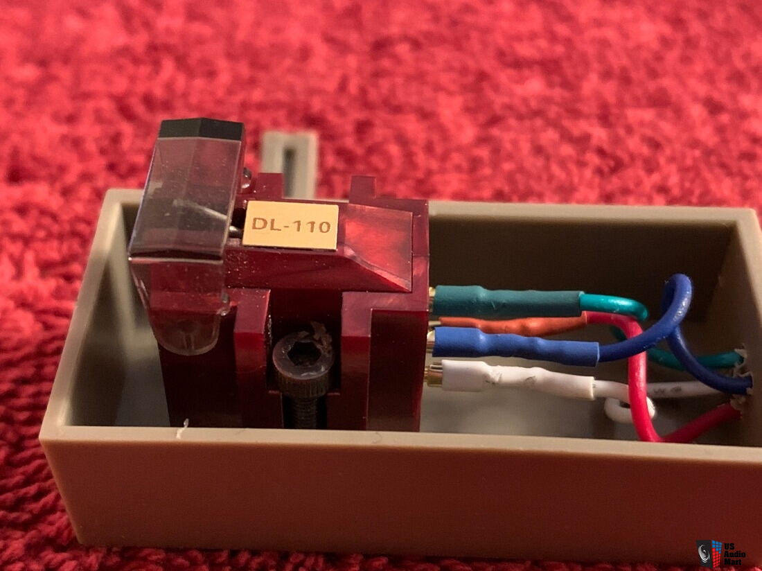 Denon DL-110 MC Stereo Phono Cartridge low hours nice! Budget monster ...