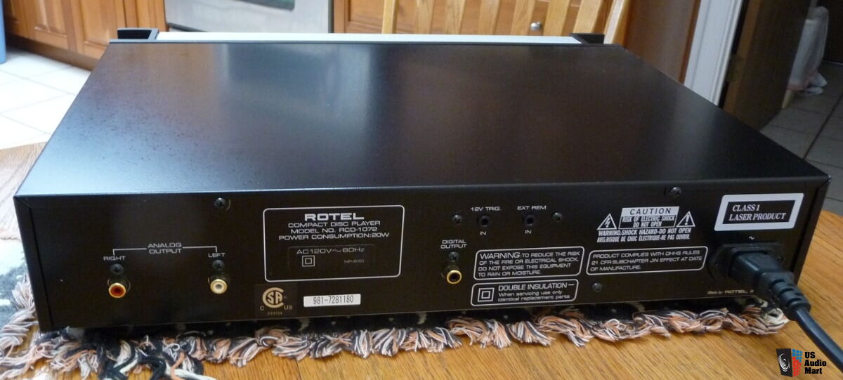 Rotel RCD-1072 CD Player RCD1072 HDCD Silver face CDP Photo #3126066 ...
