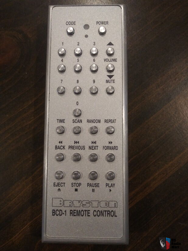 Bryston BCD-1 Remote Control only For Sale - US Audio Mart