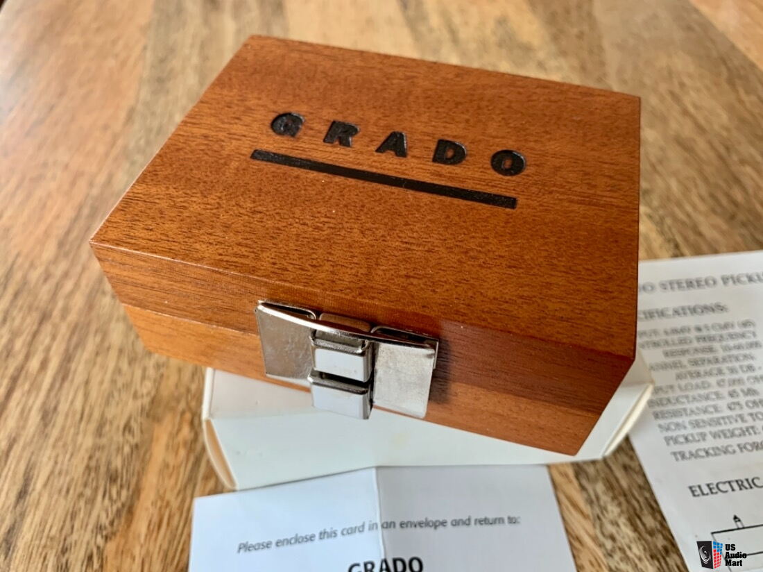 Grado Reference Sonata MM Phono Cartridge Low Hours Wooden Box And All ...