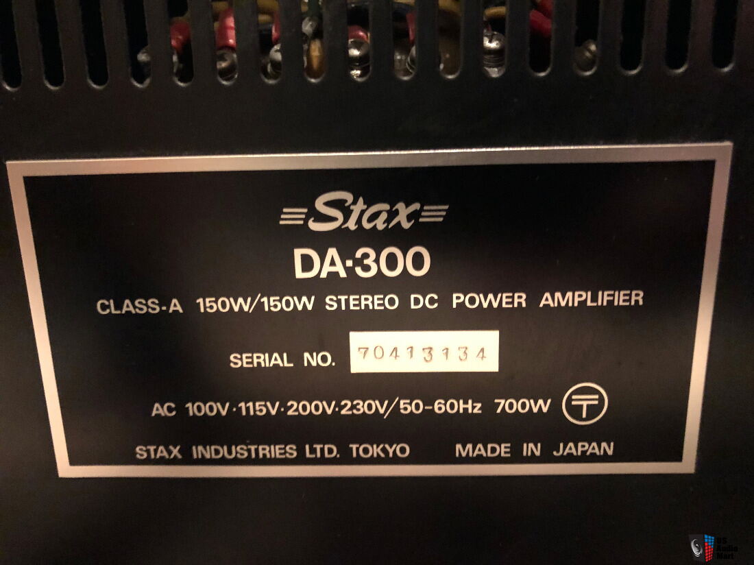 Stax DA-300 150wpc stereo solid-state amp (rare!) Photo #3128949 - US ...